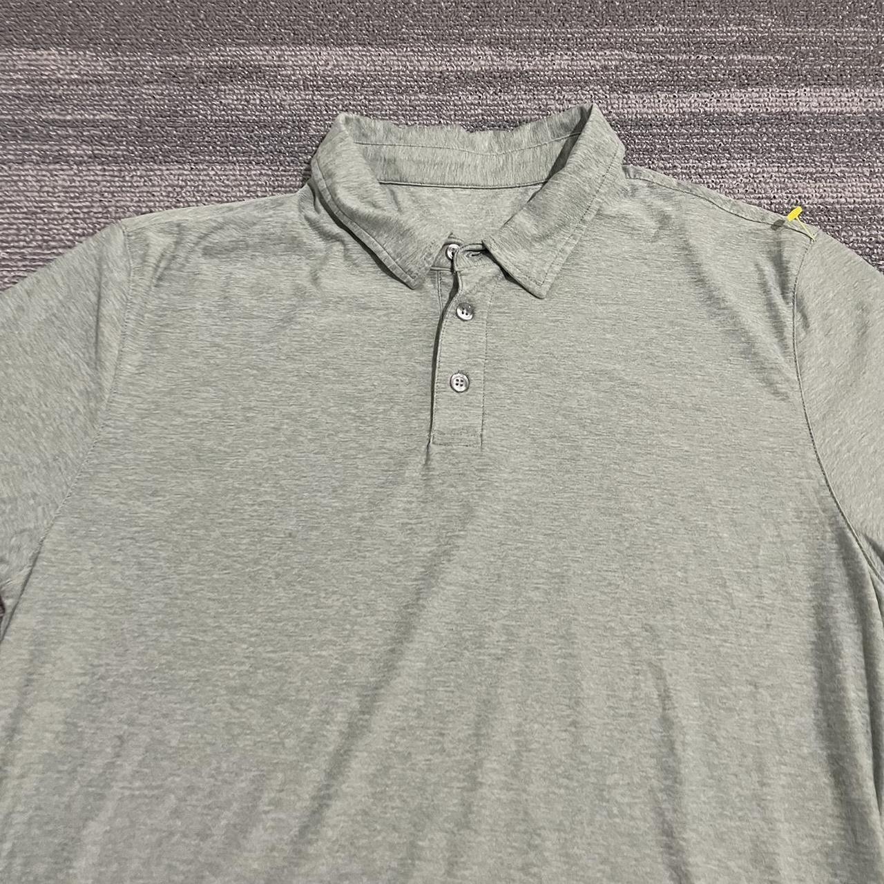 Vuori Polo Shirt Mens Medium Green Performance... - Depop