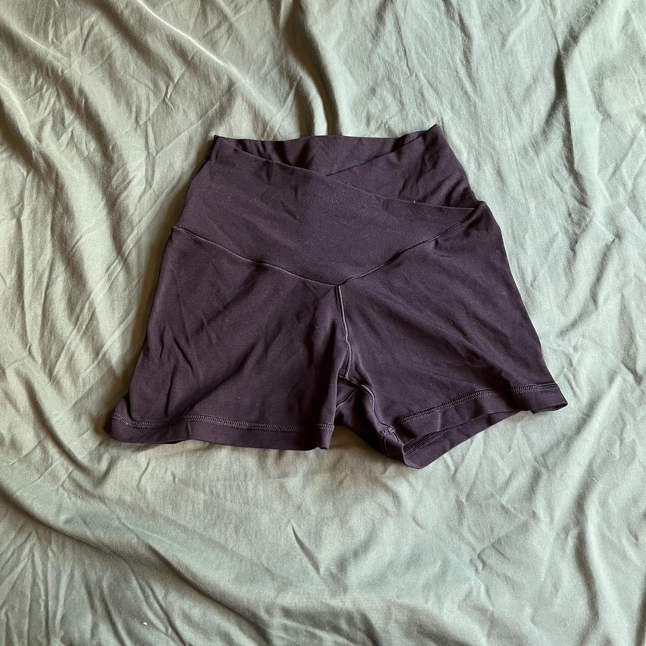 Aerie Women's Black Shorts | Depop