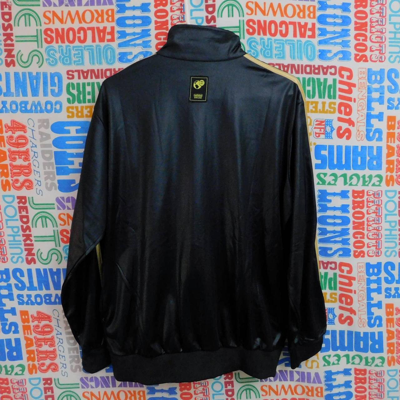 Adidas Men's Black and Gold Jacket | Depop