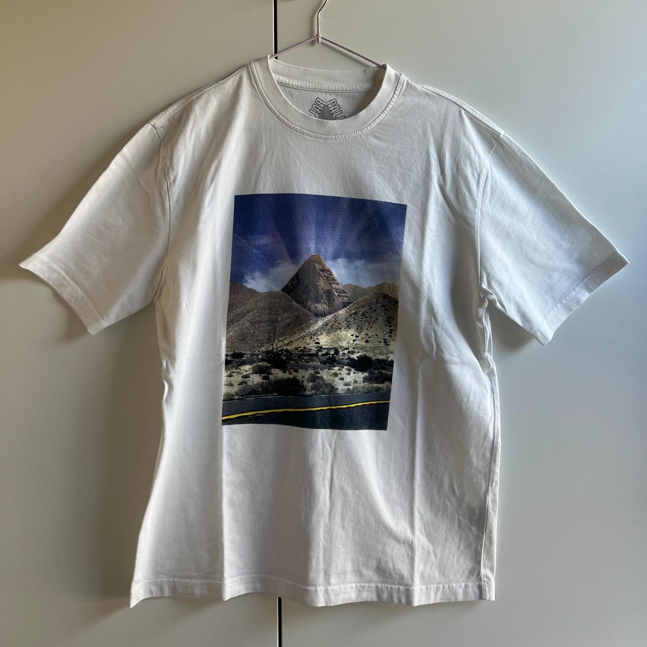 PALACE P-SPRANG TSHIRT, WHITE WHITE, size L 100%... - Depop