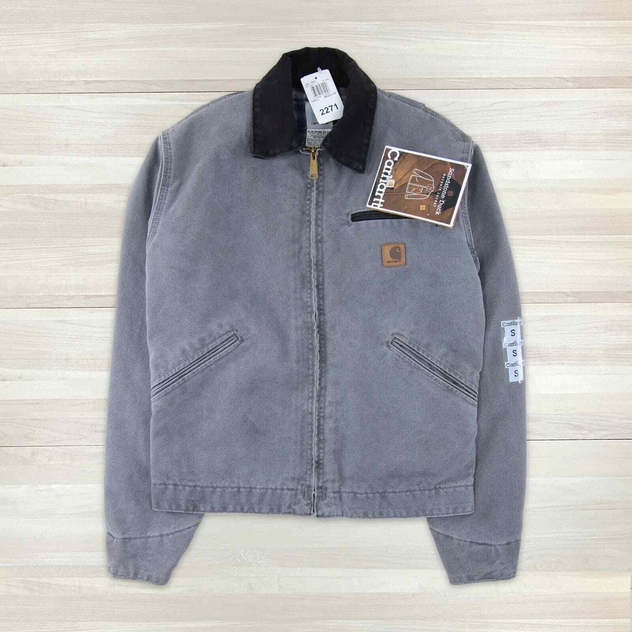 Vintage Carhartt J97 MTL Blanket Lined Detroit Jacket - Depop