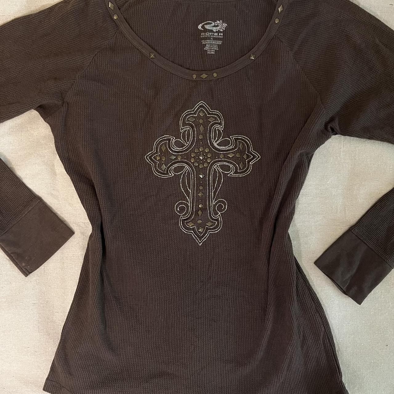 Roper Women's Brown T-shirt | Depop