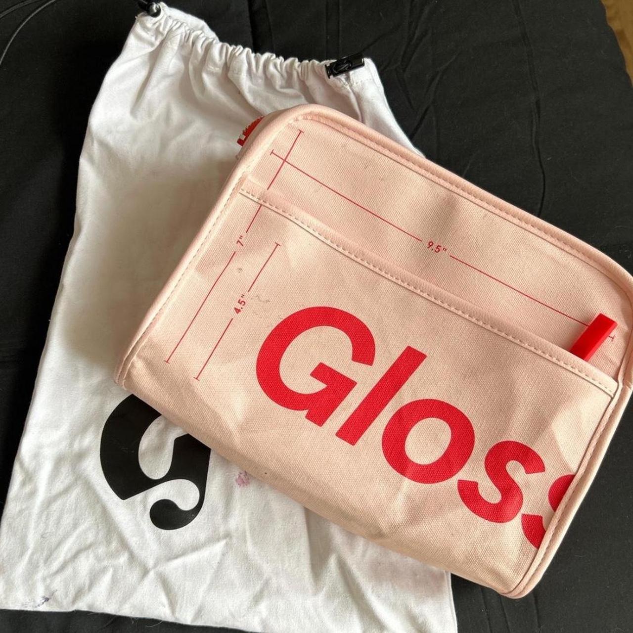 glossier makeup bag! *does not come with white... - Depop