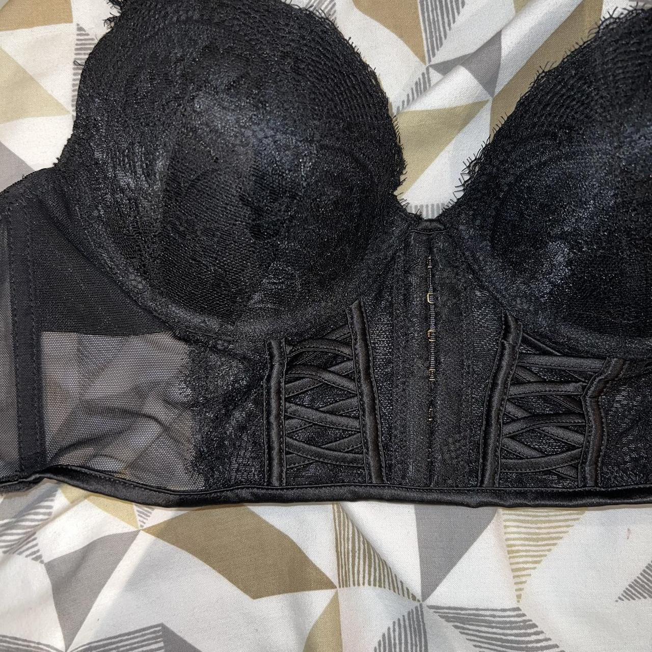 Lightly padded lace corset primark bra. Size... - Depop