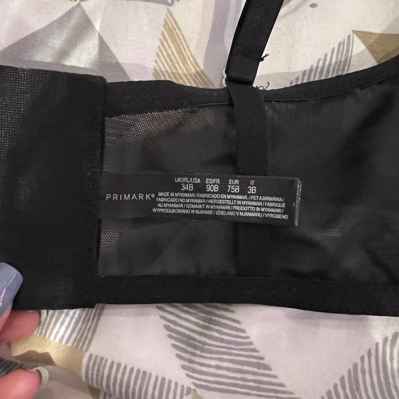 Lightly padded lace corset primark bra. Size... - Depop