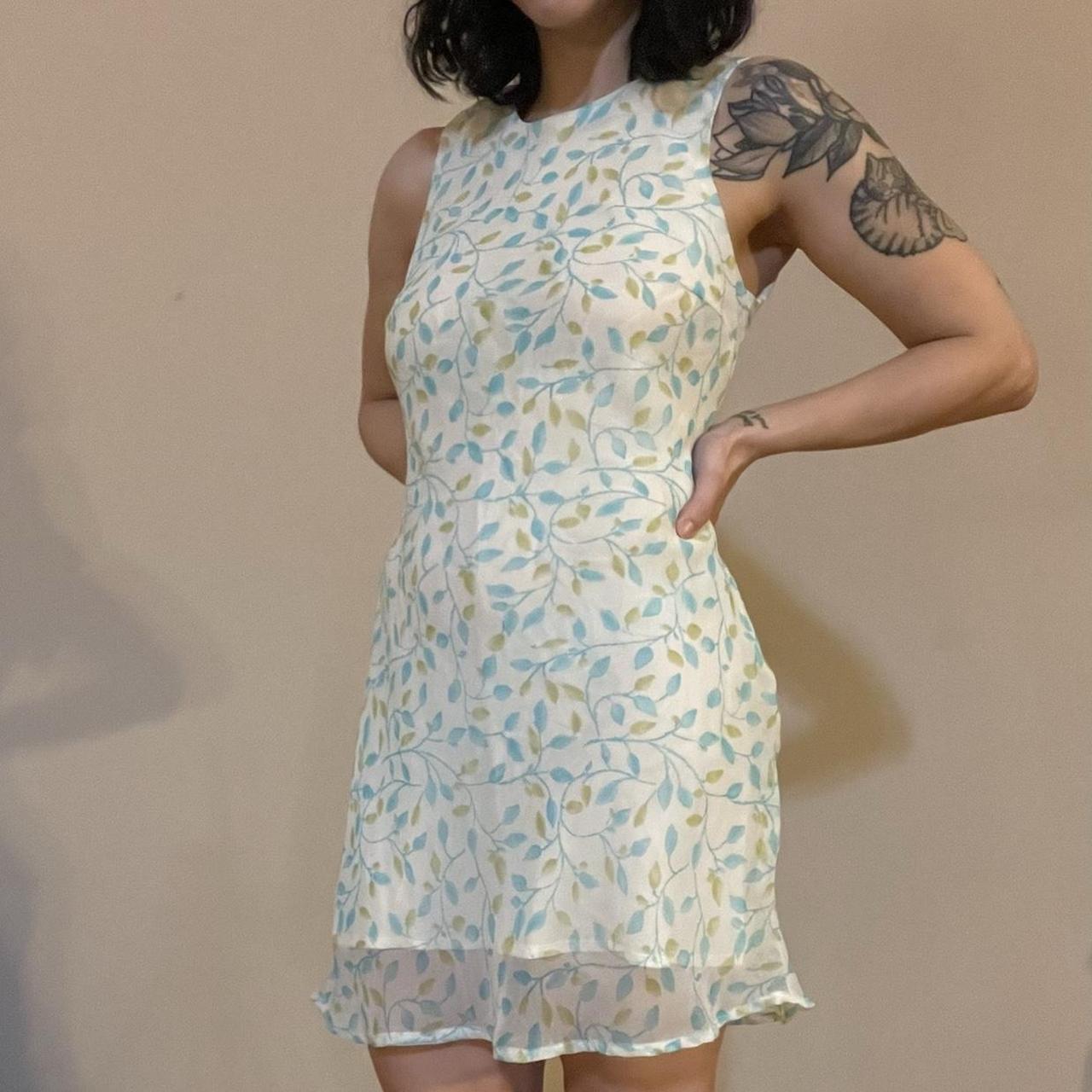 90’s Vintage Rampage Lemon Floral Dress - size... - Depop