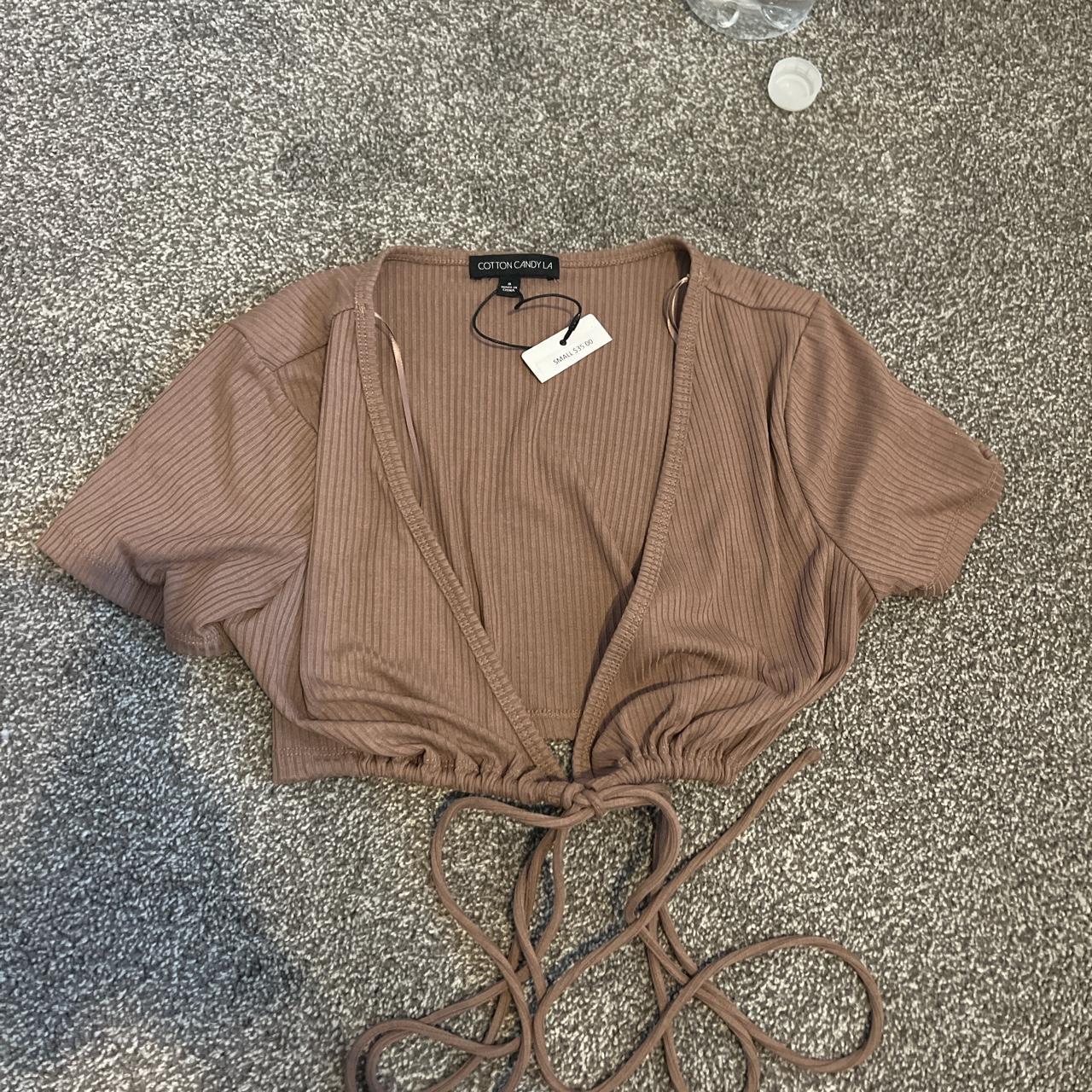 Brown cotton Candy la top I bought from Isabelle’s... - Depop