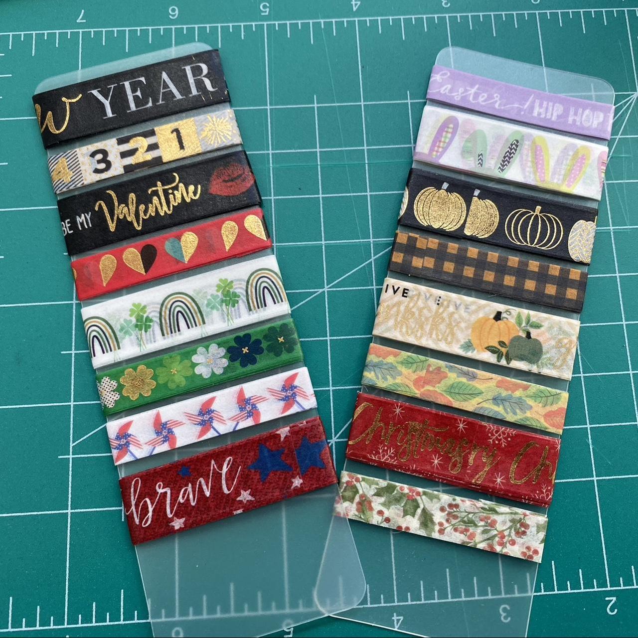32 Washi Tape Sampler American Holiday theme and... - Depop