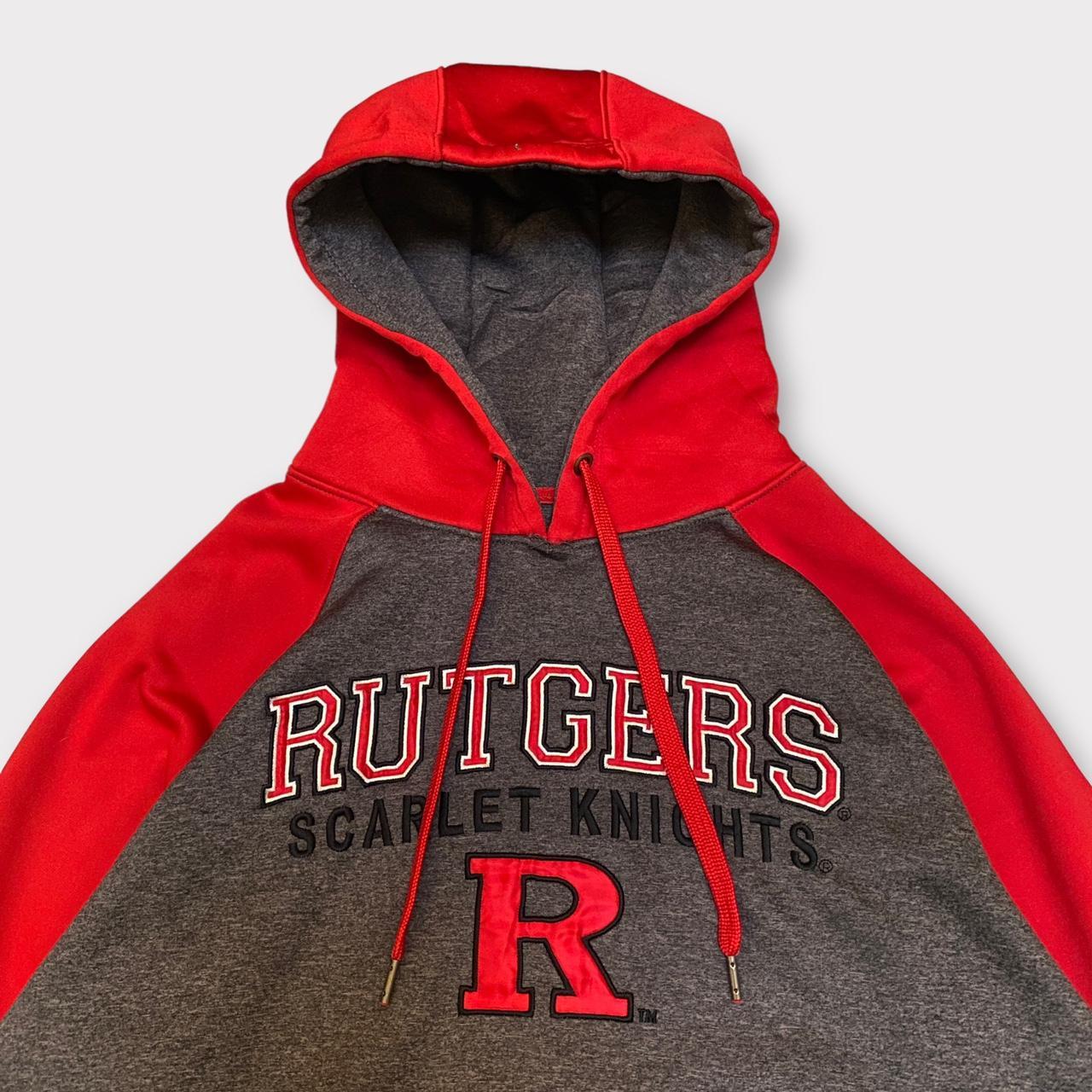 Hooded Sweatshirt Rutgers University Scarlett... - Depop