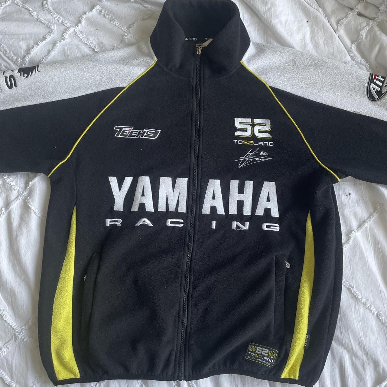 Genuine yamaha racing fleece size medium Tiniest... - Depop