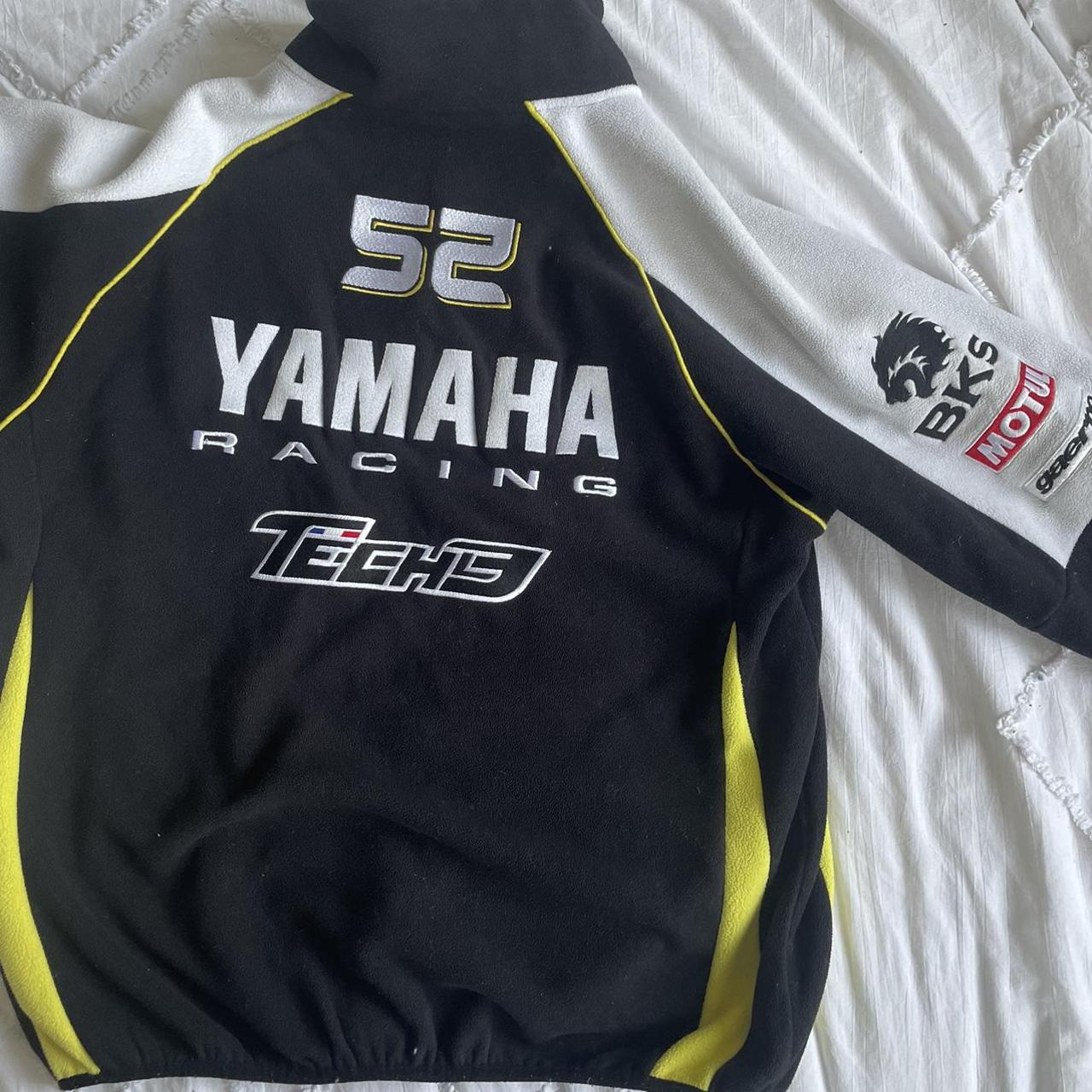 Genuine yamaha racing fleece size medium Tiniest... - Depop