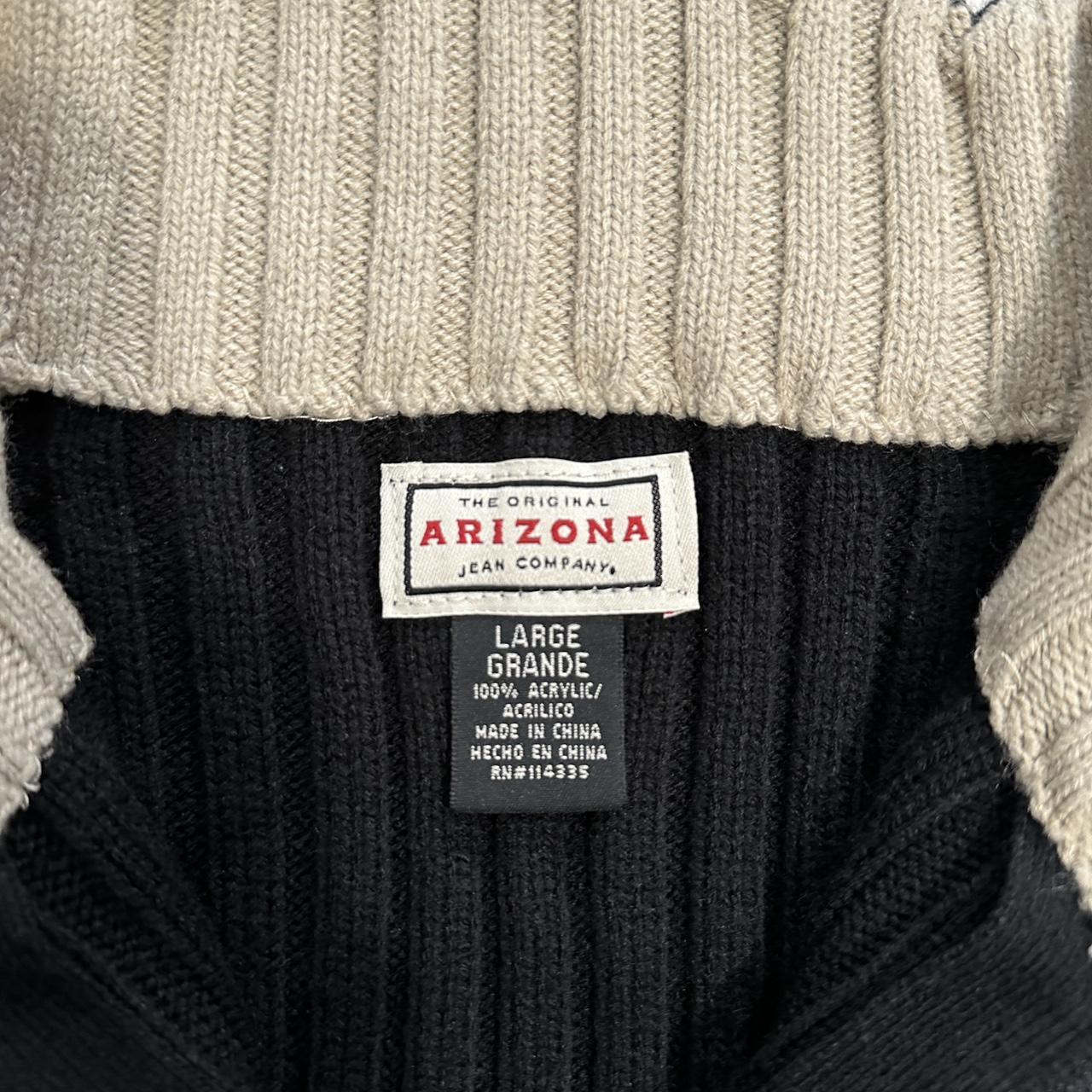 Vintage Arizona raglan knit turtleneck sweater - Depop