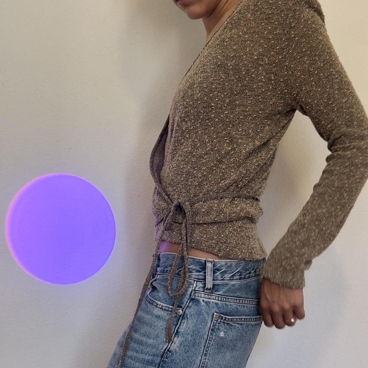 Ballerina Core Khaki Textured Parallel Apparel Tank... - Depop