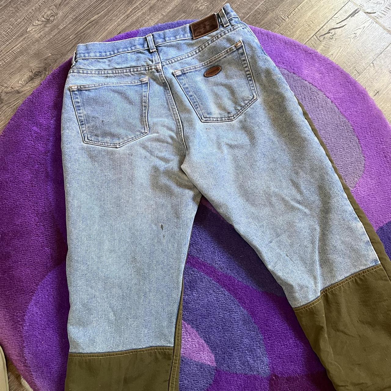 Vintage browning double knee hunting denim... - Depop