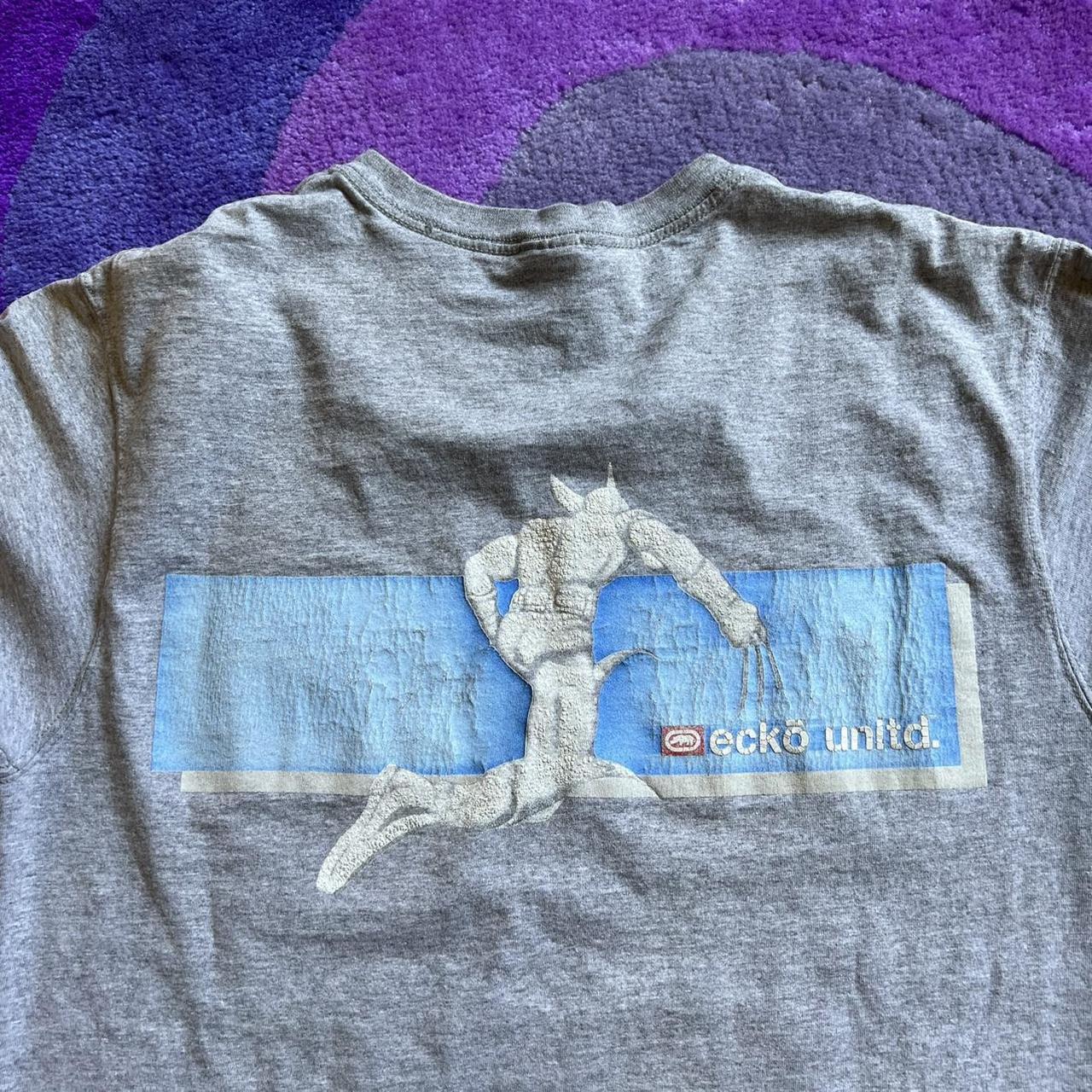 Ecko Unltd. Men's Grey T-shirt | Depop