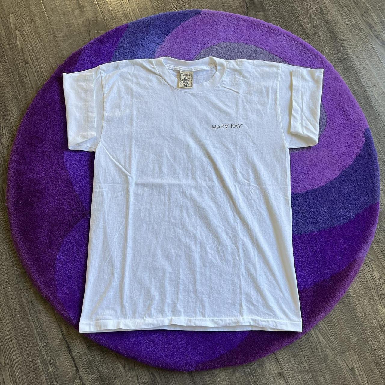 Vintage Mary Kay tee Tagged L. Measures 29” length... - Depop