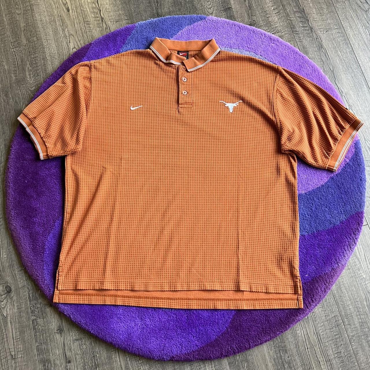 Vintage Nike UT Longhorns polo shirt Tagged XL.... - Depop