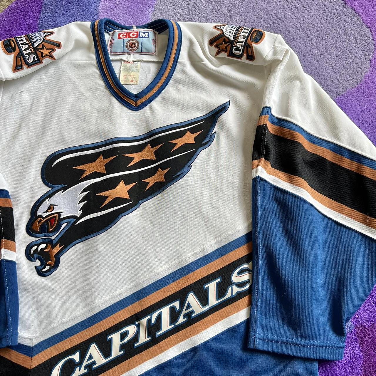 Washington Capitals Bryant hockey jersey Tagged L.... - Depop