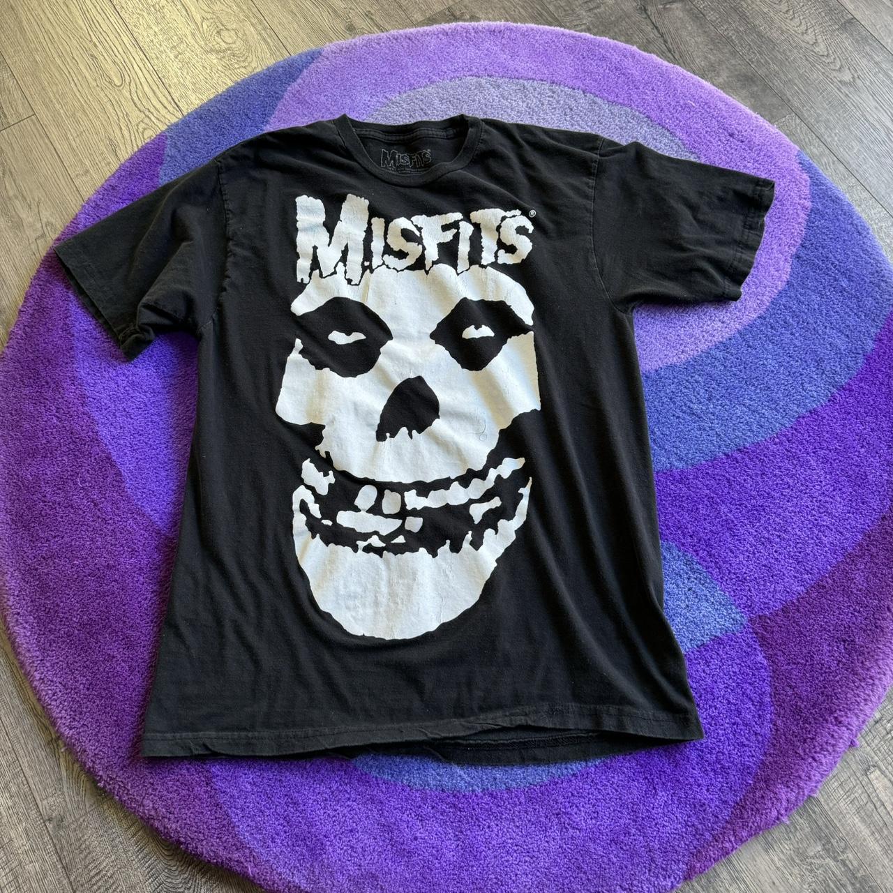 Misfits tee Tagged L. Measures 28” length x 20.5”... - Depop