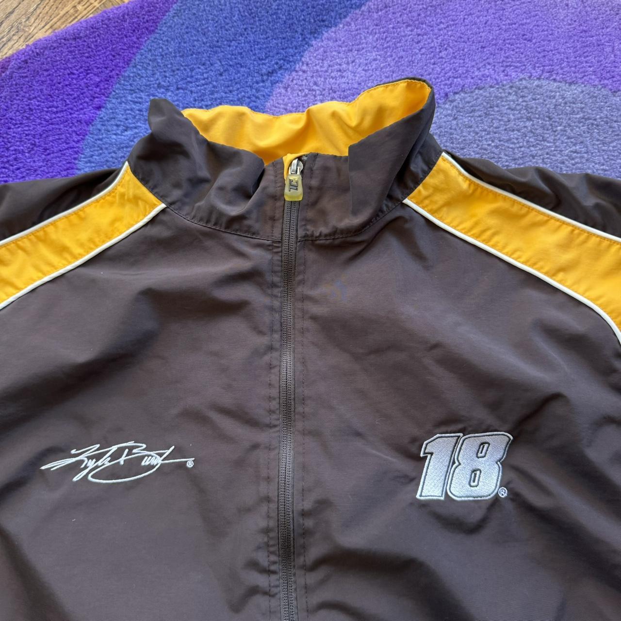 KYLE BUSCH NASCAR jacket Tagged L. Measures 28”... - Depop