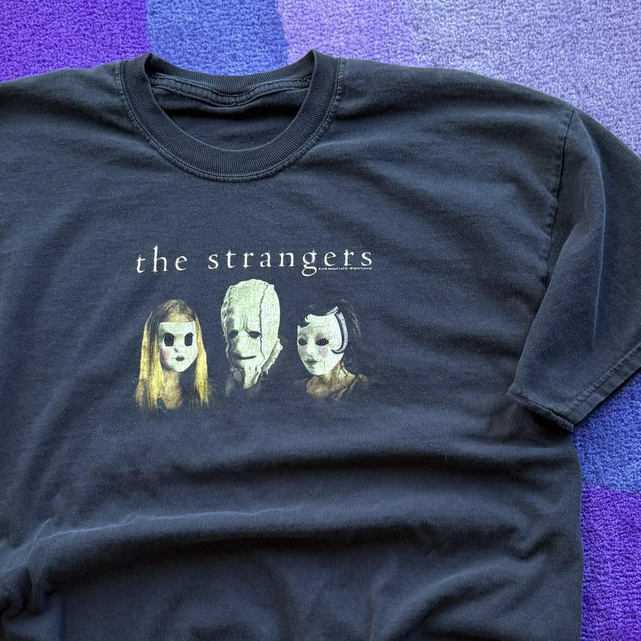 The Strangers movie tee Fits boxy XL. Measures 27”... - Depop