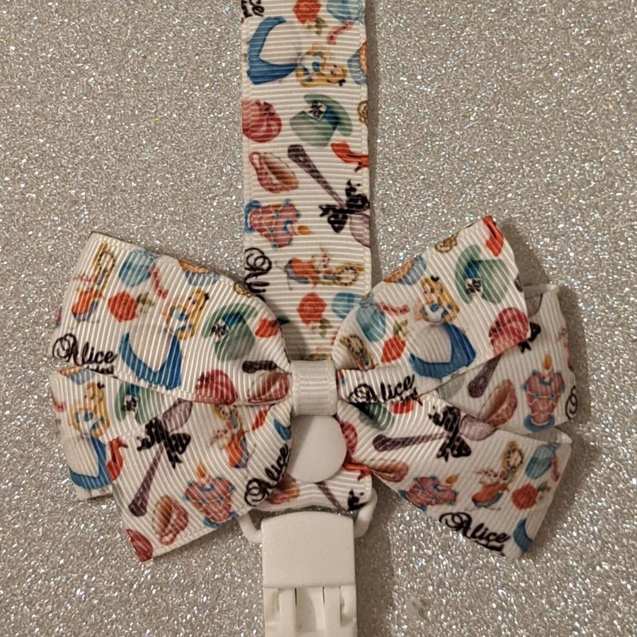 Alice in Wonderland Adults Pacifier Strap Bow... - Depop