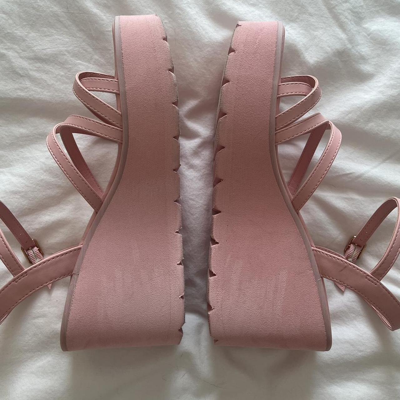 Madden girl pink platform wedges - Depop