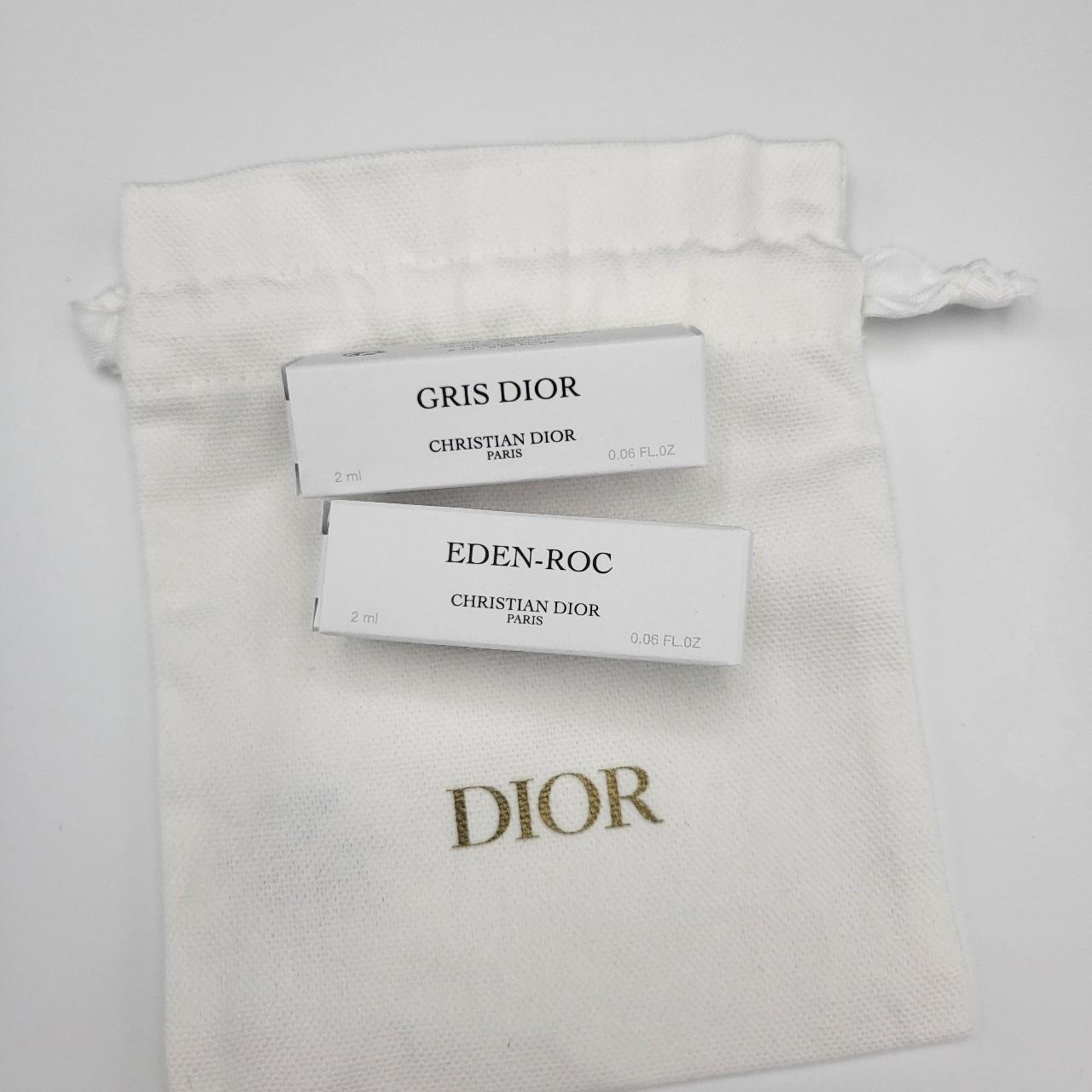 2 Brand new Dior perfume samples and Dior drawstring... - Depop