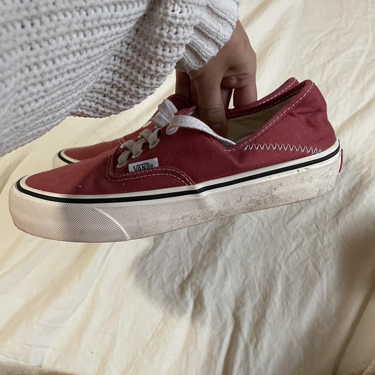 Red Vans Ultra Cush I bought these from tillys... - Depop