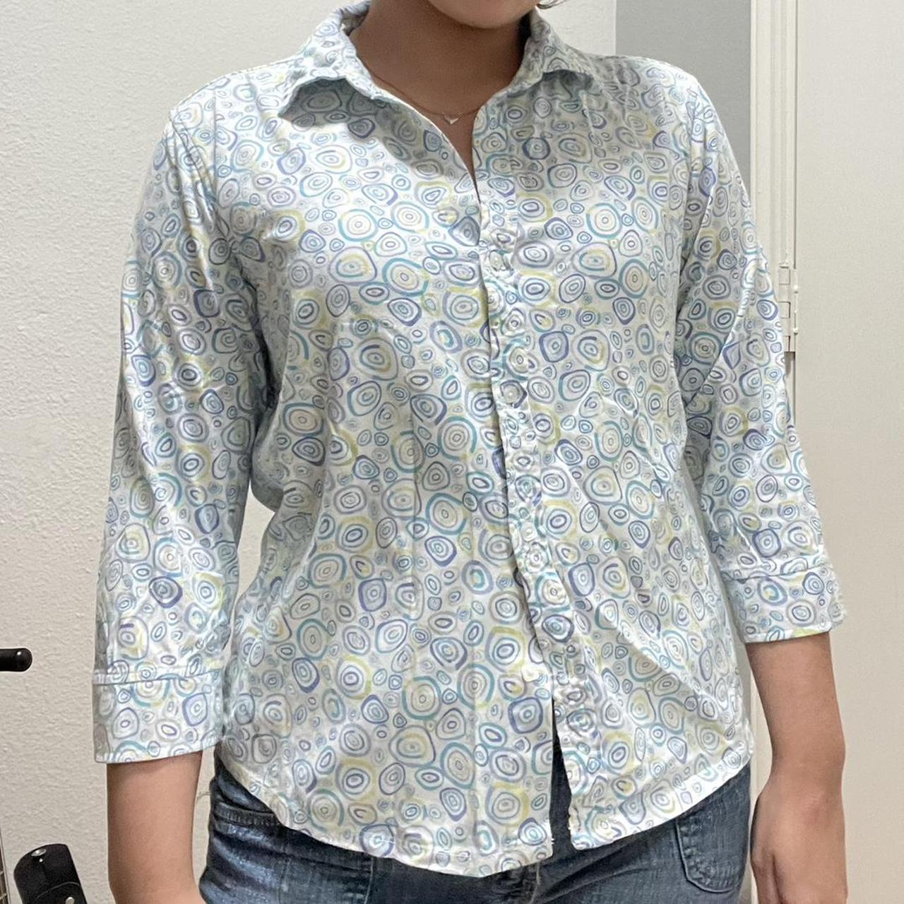 Talbots Swirl Pajama Top Size medium! So soft and... - Depop