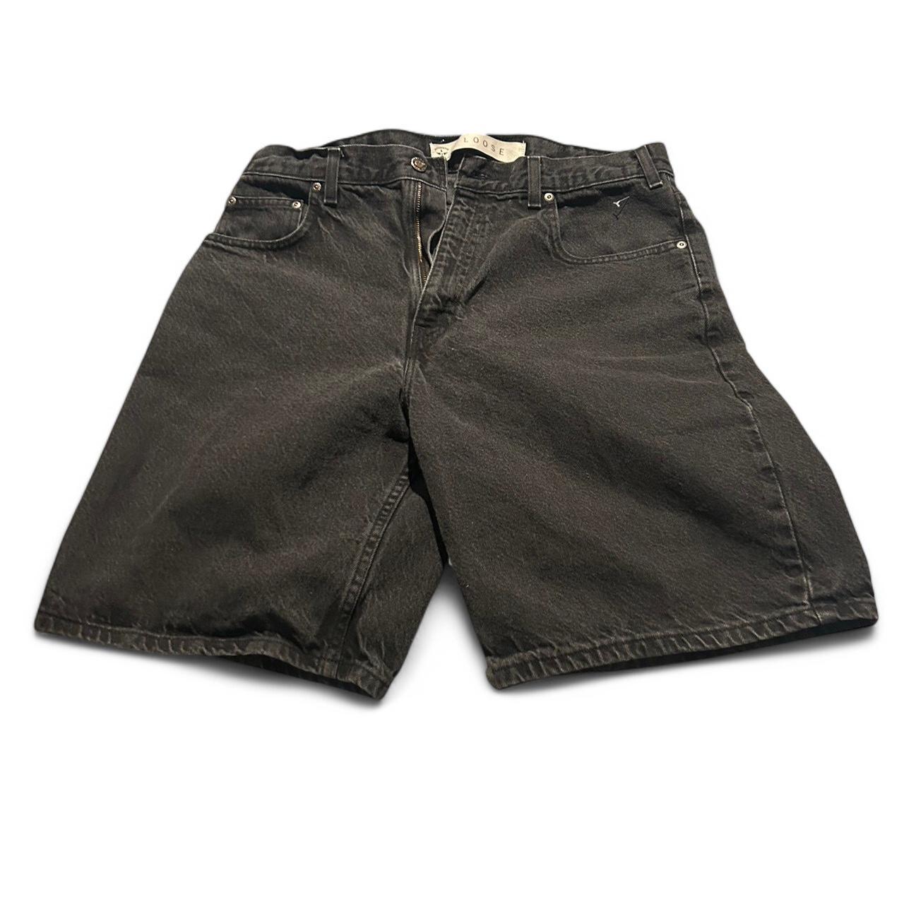 black arizona loose men’s size 36 shorts with super... | Depop