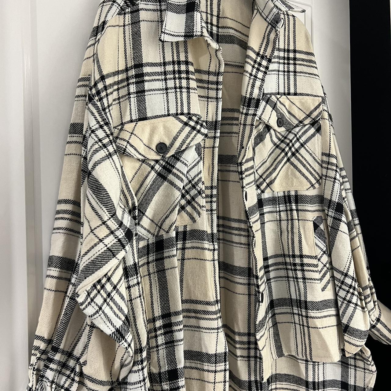 ASOS checkered shacket - oversized - Depop