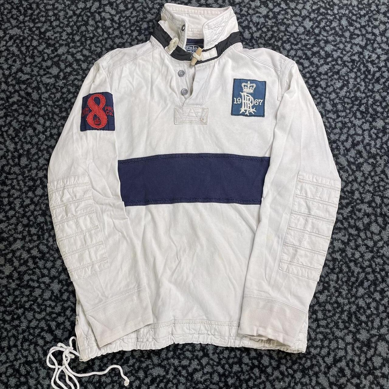 vintage polo ralph lauren rugby shirt RLPC masthead... - Depop