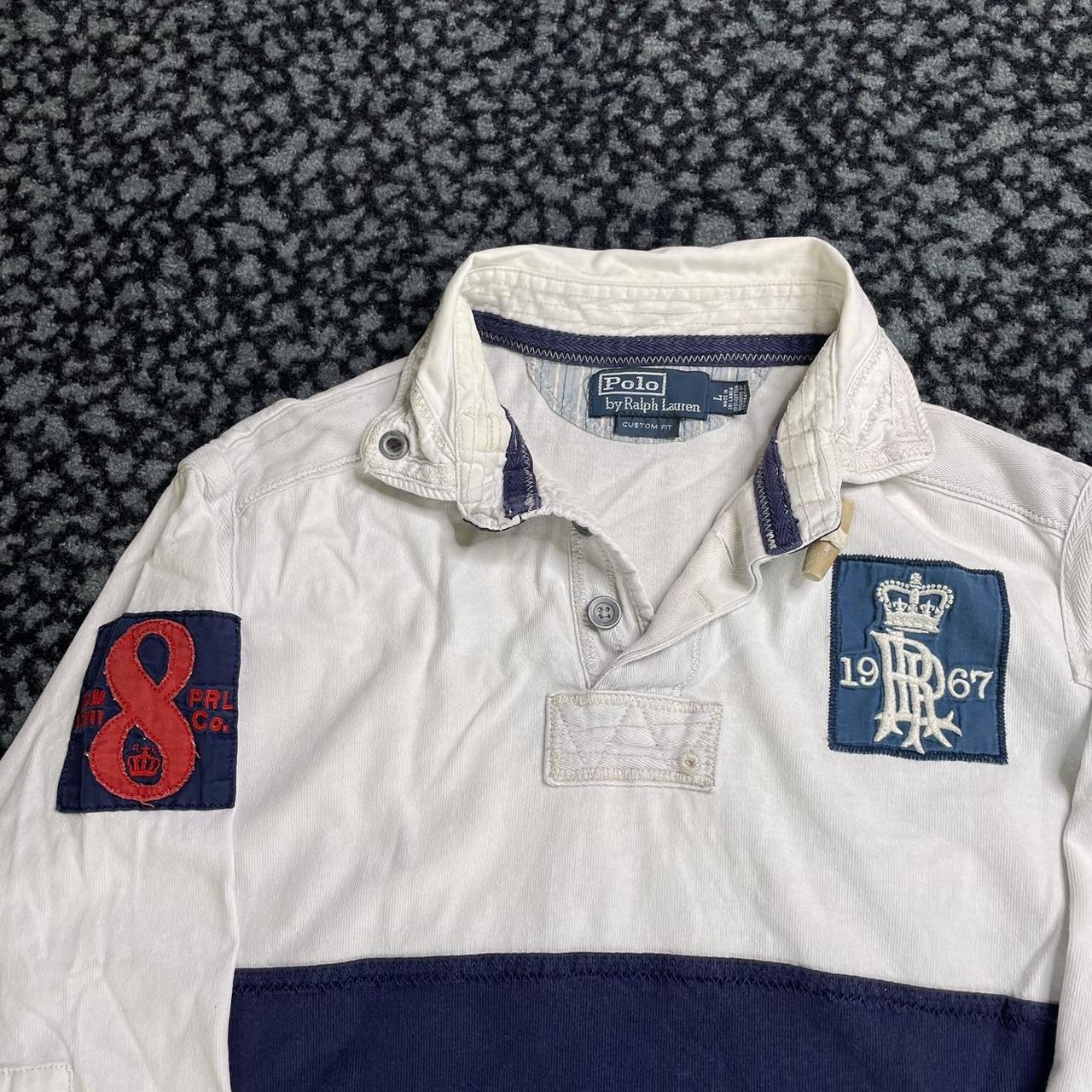 vintage polo ralph lauren rugby shirt RLPC masthead... - Depop