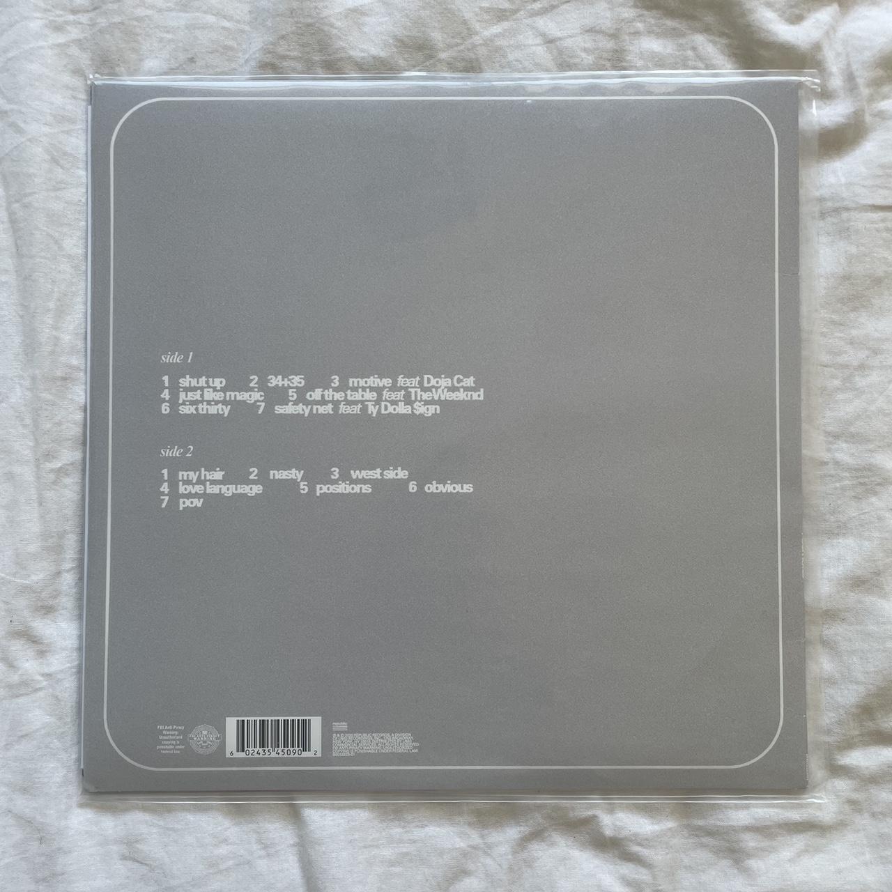 Ariana Grande Positions - Clear Vinyl LP Never... - Depop