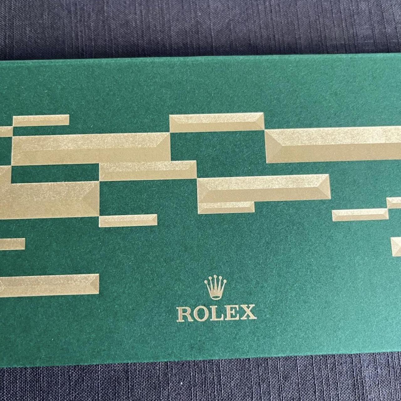 Rolex Box, Cardboard, Green VERY RARE Watches... - Depop