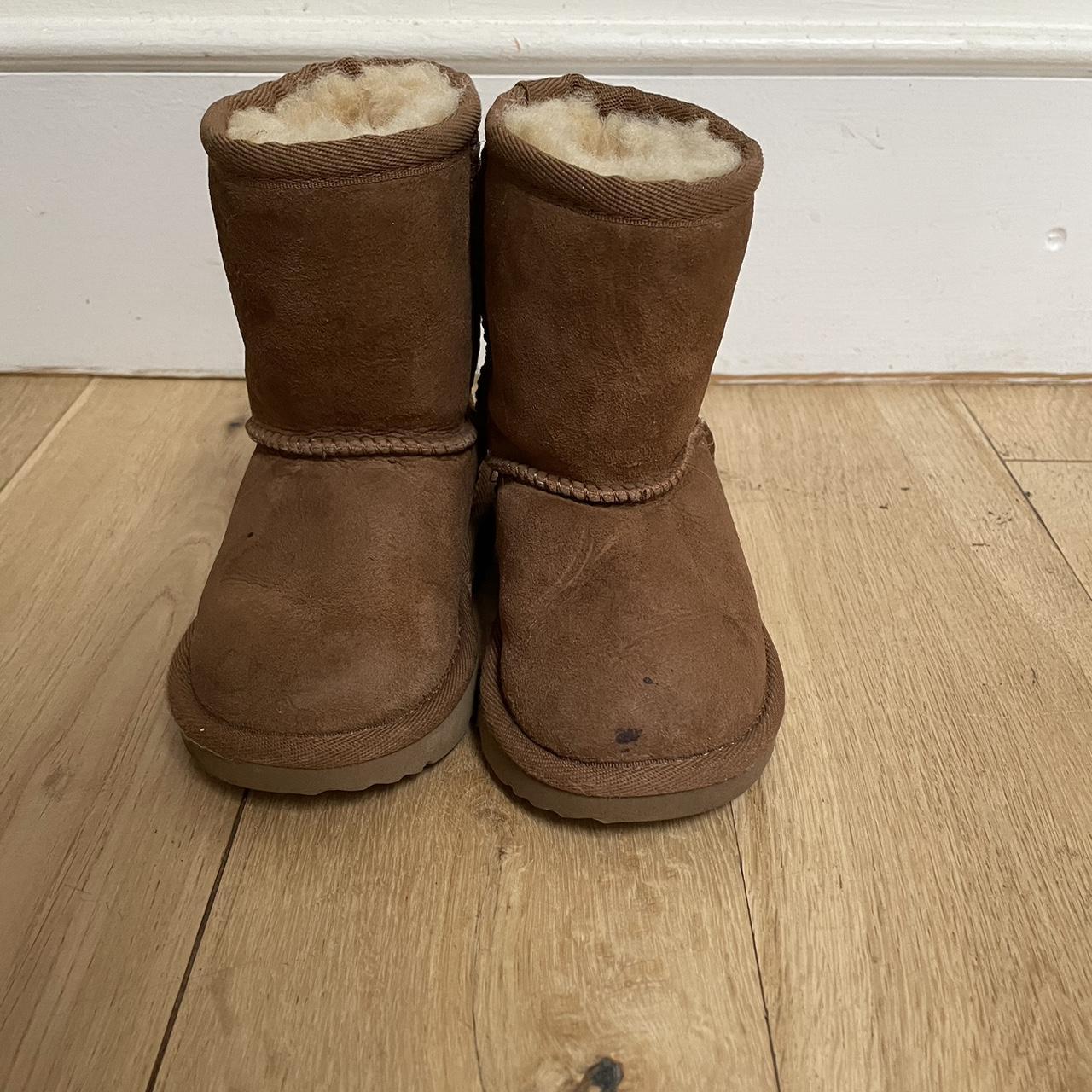 Kids ugg boots Size 5 Good condition Few marks as... - Depop