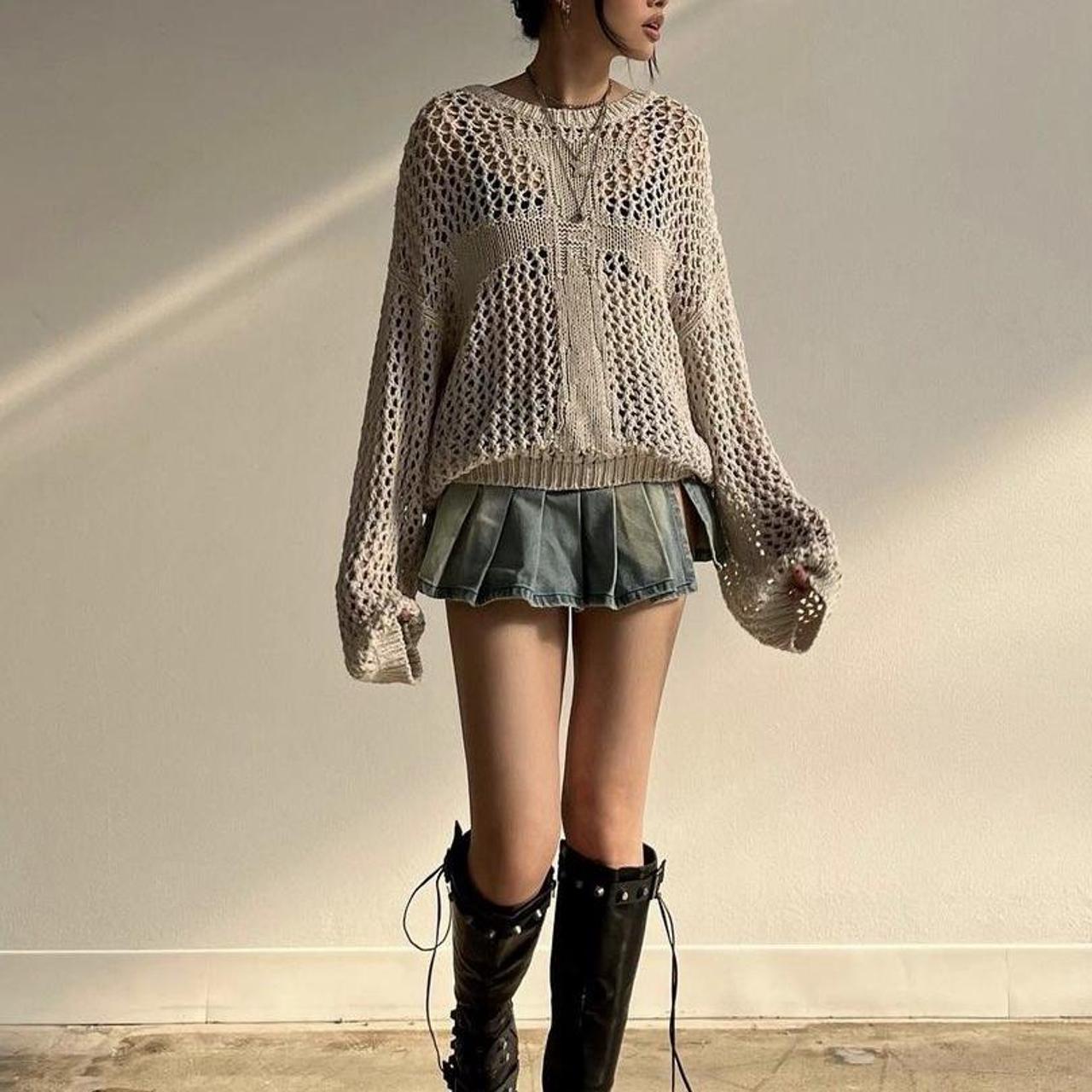 Racer worldwide cross knit sweater Perfect for... - Depop