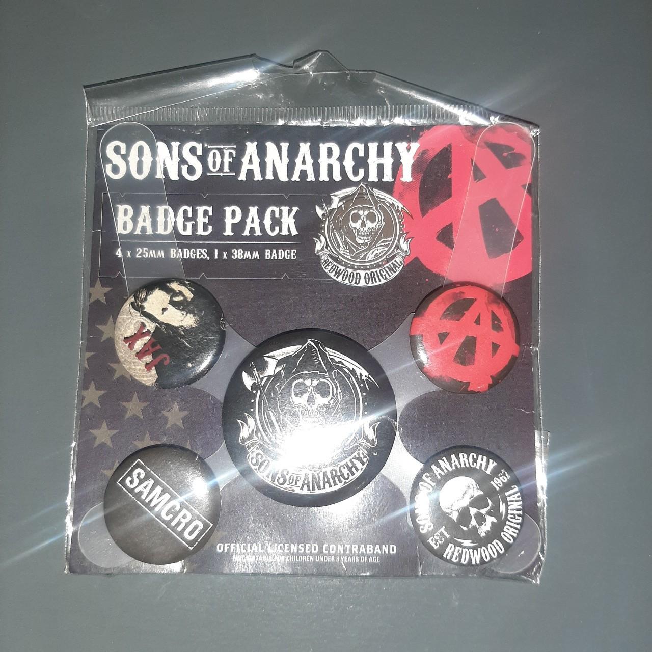 Sons of anarchy pin badges *RRP £30 *brand new... | Depop