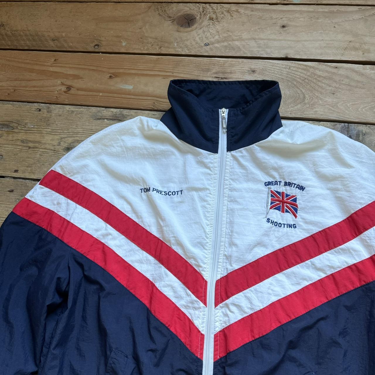Vintage Great Britain shooting team windbreaker.... - Depop