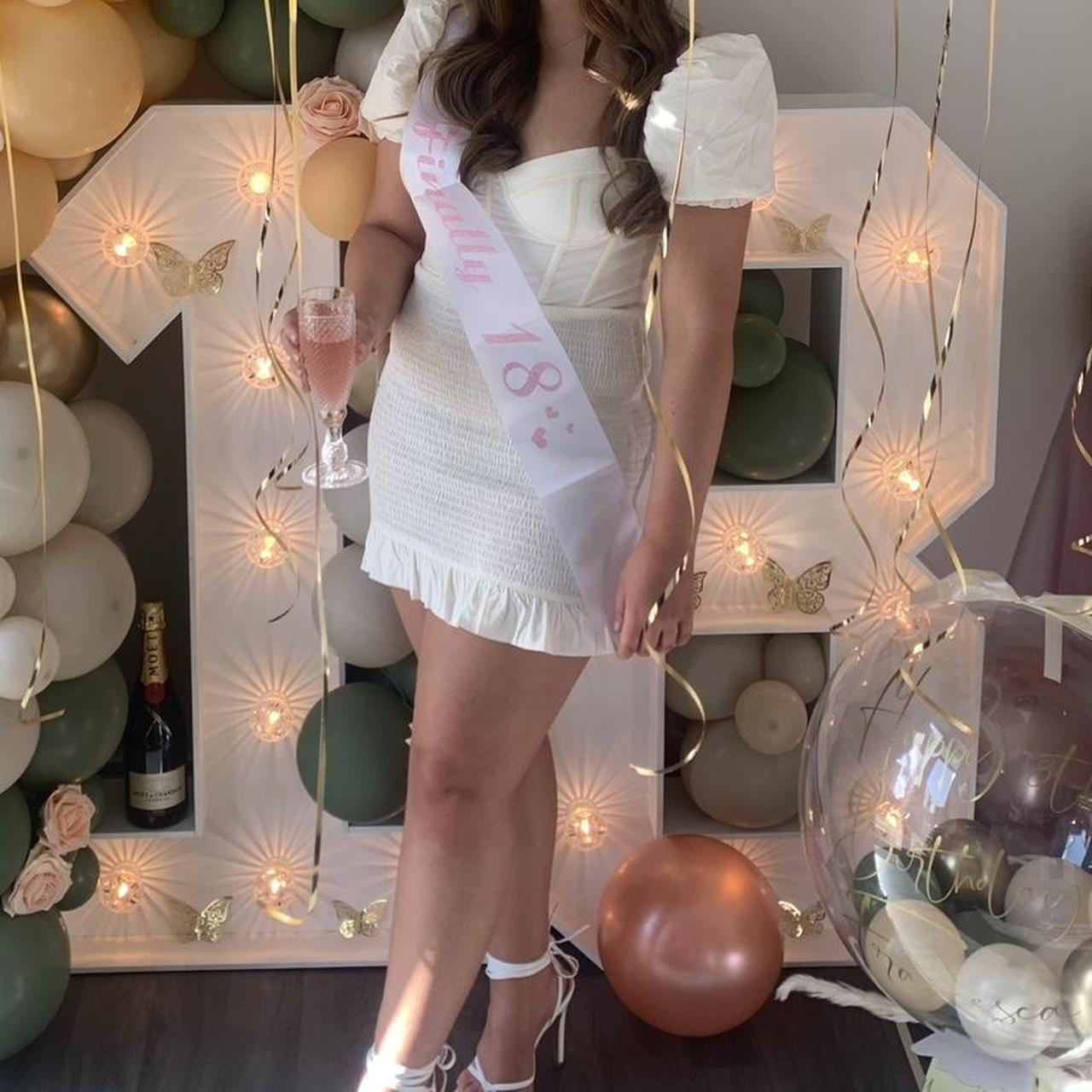 Oh Polly Mini Dress Worn Once For A Few Hours Size Depop