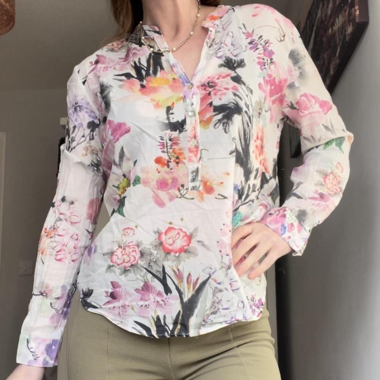 100% cotton “Rr (Rose & Rose)” blouse 😍 stunning... - Depop