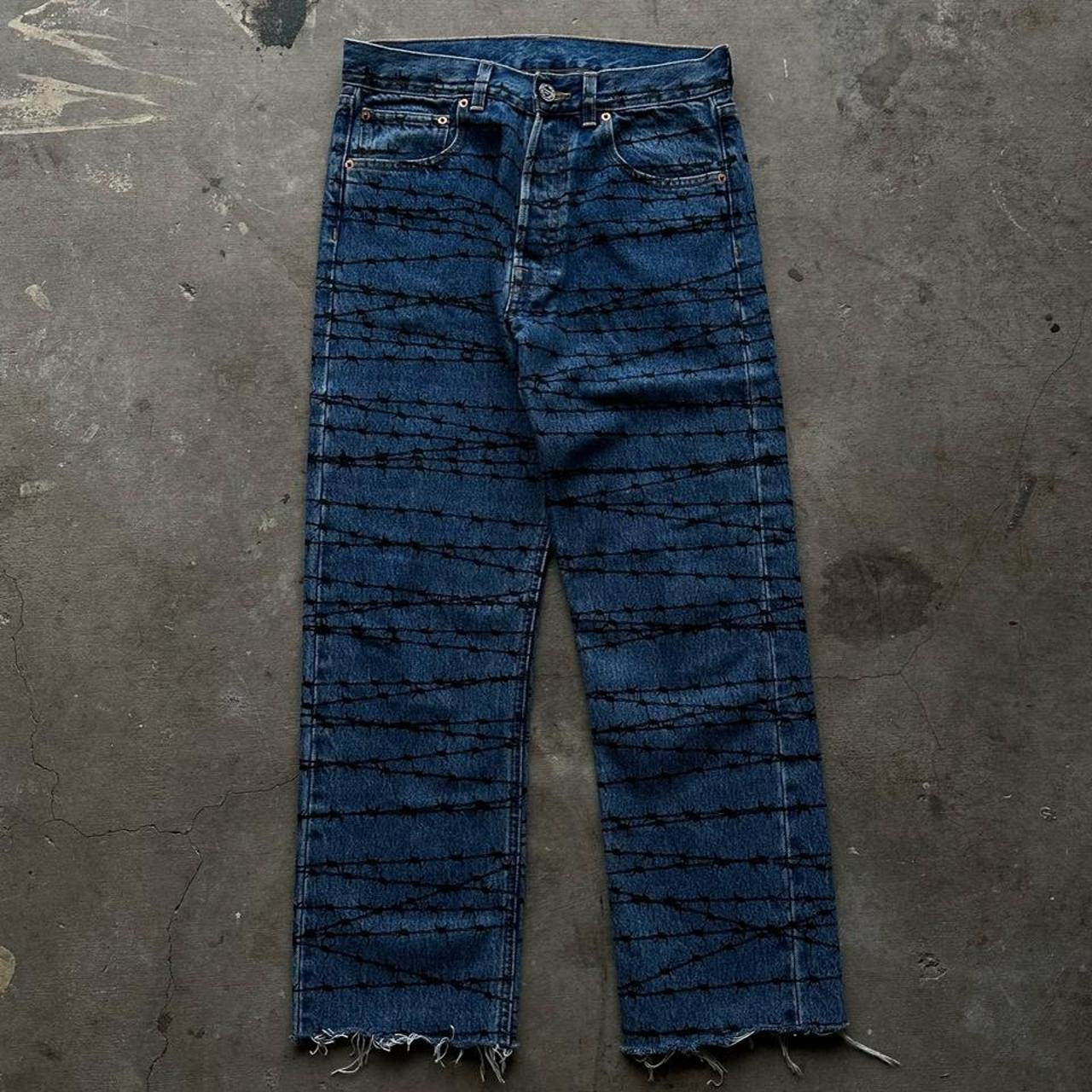 Vetements Barbed Wire Denim Follow us on Instagram... - Depop