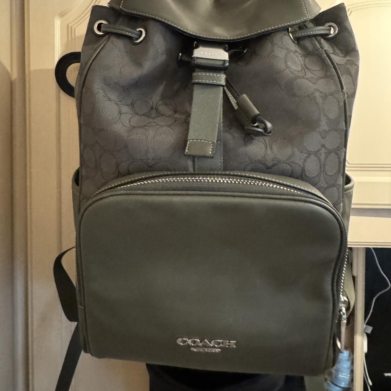 Coach racer backpack Very good condition only used... | Depop