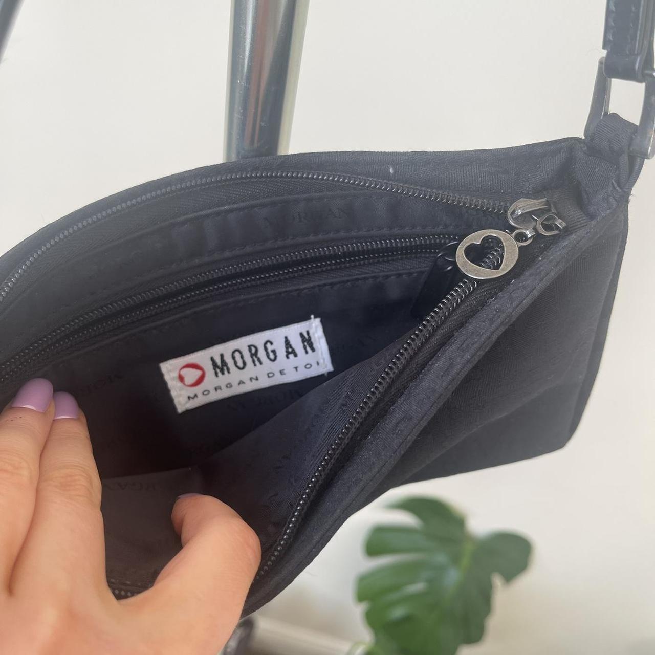 Morgan De Toi Women's Black and Silver Bag | Depop