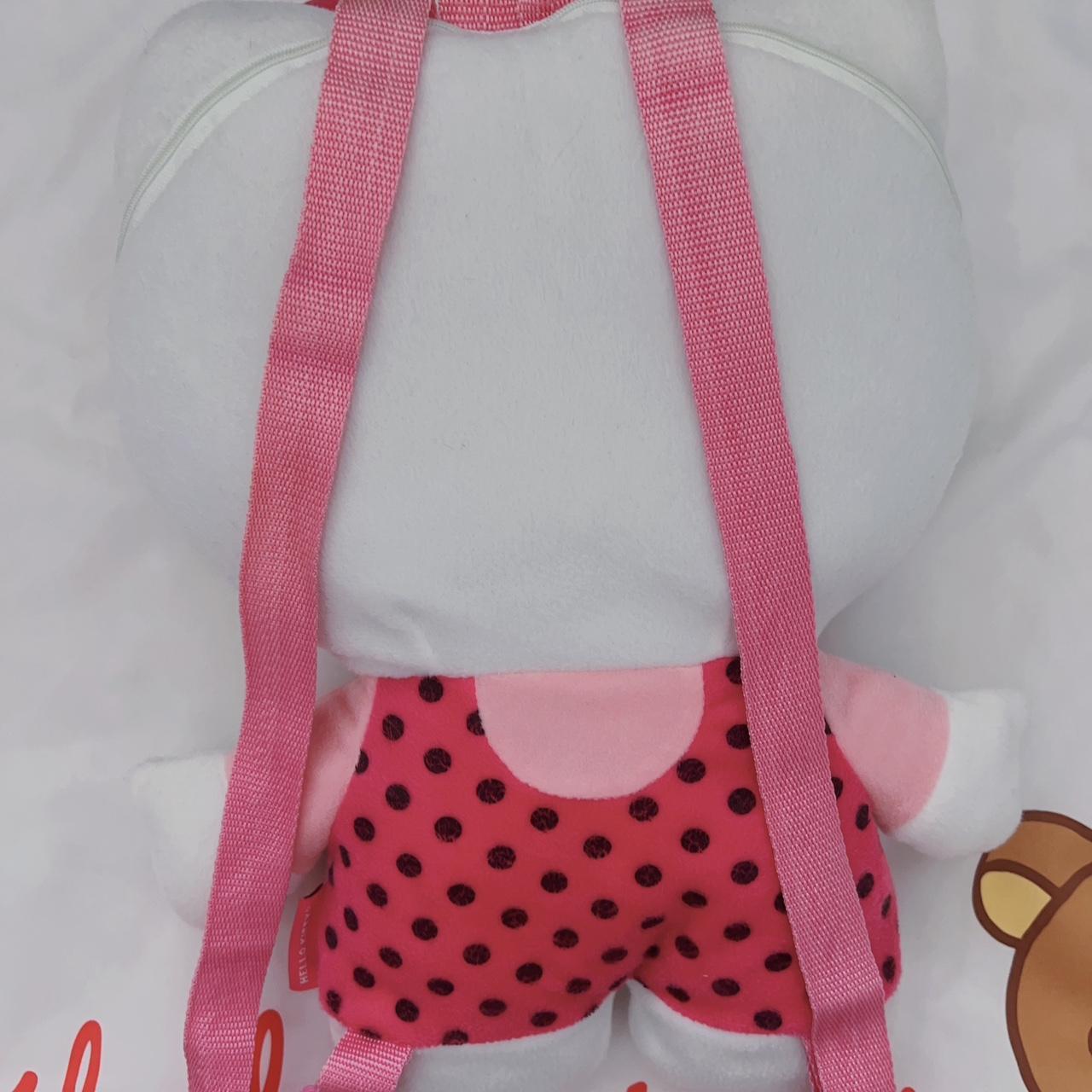 hello kitty plushie backpack bag no noticeable... - Depop