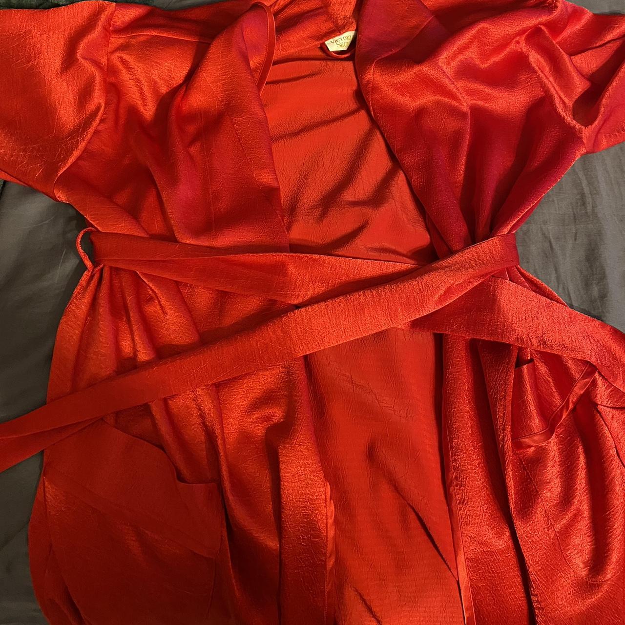 Vintage Victoria secret robe Looks orange/ red but... - Depop