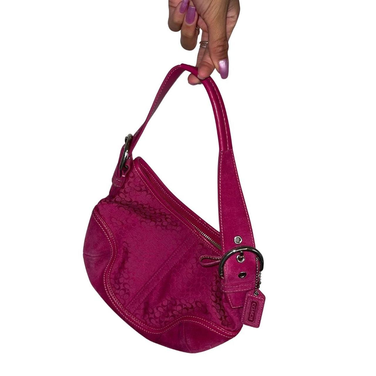 Medium hot pink Coach purse. The perfect y2k... - Depop
