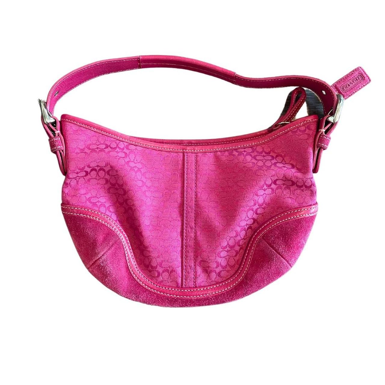 Medium hot pink Coach purse. The perfect y2k... - Depop