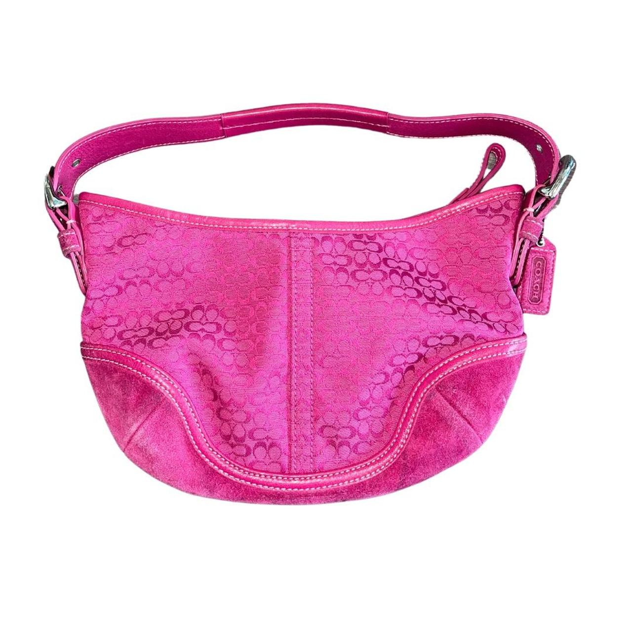 Medium hot pink Coach purse. The perfect y2k... - Depop
